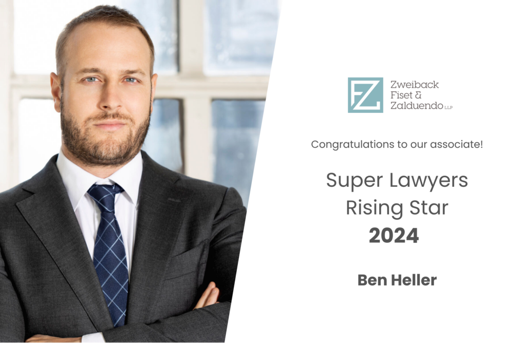 Ben Heller Named one of Super Lawyers: Rising Stars 2024 California ...